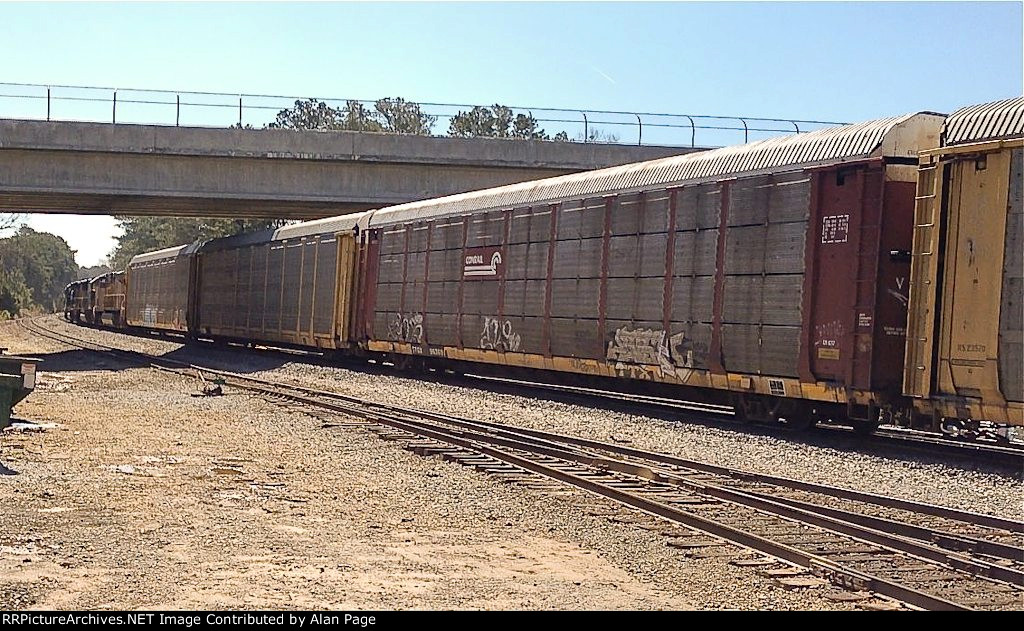 CSX SD40-2 8060, SD50-2 8666, and UP ES44AC 7413